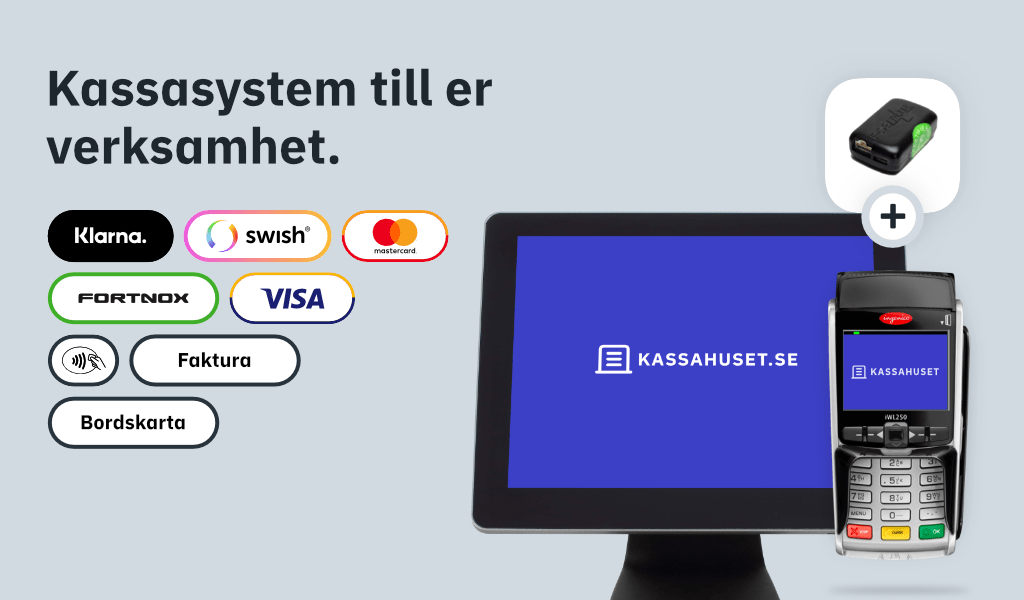 Kassasystem till Butik, Restaurang, Café och Salong | KASSAHUSET.SE