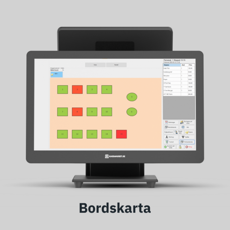 ES Kassasystem Slim för restaurang | KASSAHUSET.SE
